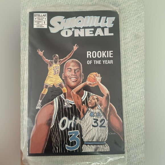 Other | Shaquille Oneal Rookie Of The Year Stellar Comic Sealed | Poshmark